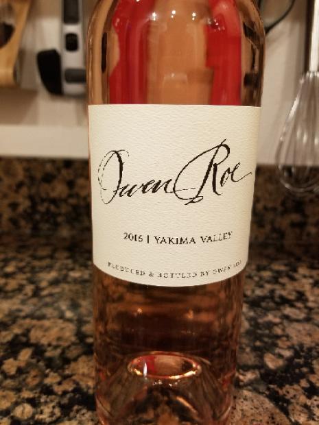 2016 Owen Roe Rosé, USA, Washington, Columbia Valley, Yakima Valley ...