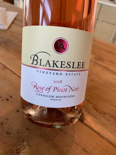 2018 Blakeslee Vineyard Estate Rosé of Pinot Noir, USA, Oregon ...