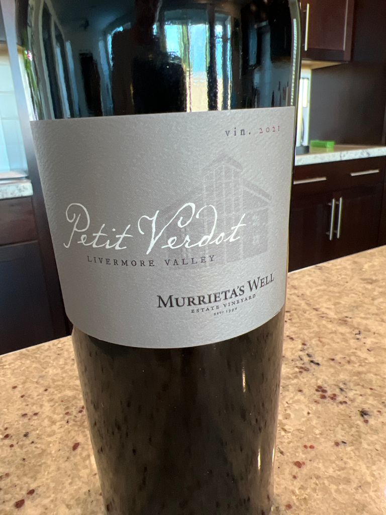 2021 Murrieta's Well Petit Verdot, USA, California, San Francisco Bay ...