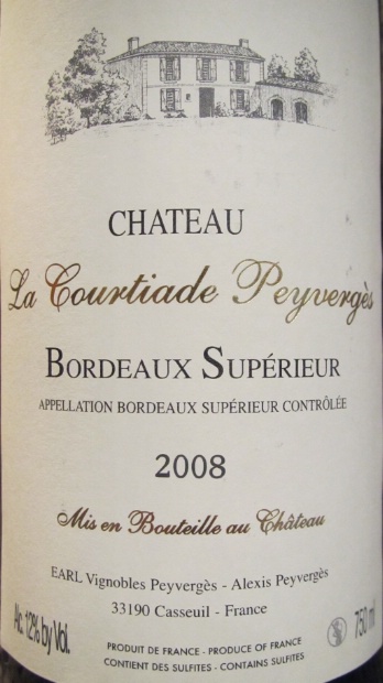 2007 Château La Courtiade Peyverges, France, Bordeaux, Bordeaux ...