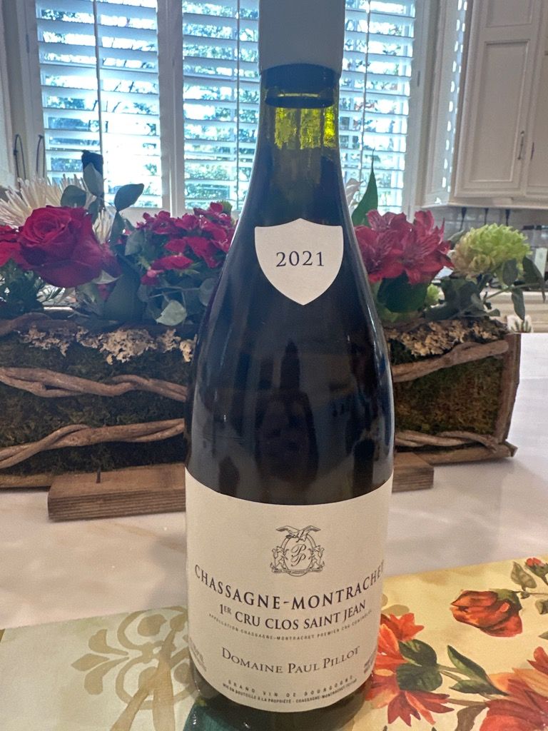 2021 Paul Pillot Chassagne-Montrachet 1er Cru Clos St. Jean, France ...