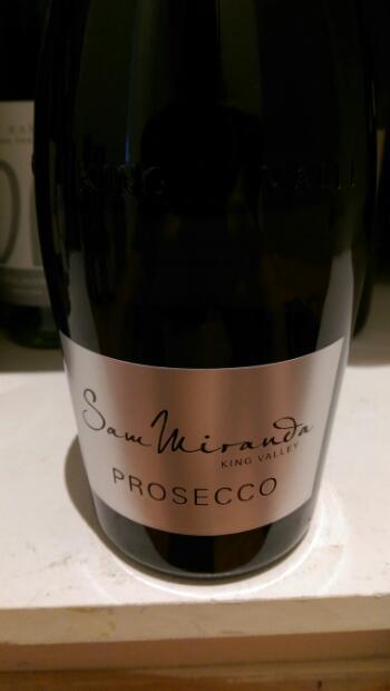 2015 Sam Miranda Prosecco, Australia, Victoria, North East, King Valley ...