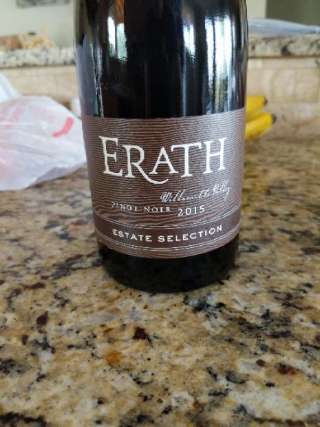 2019 Erath Pinot Noir Estate Selection Willamette Valley, USA, Oregon ...