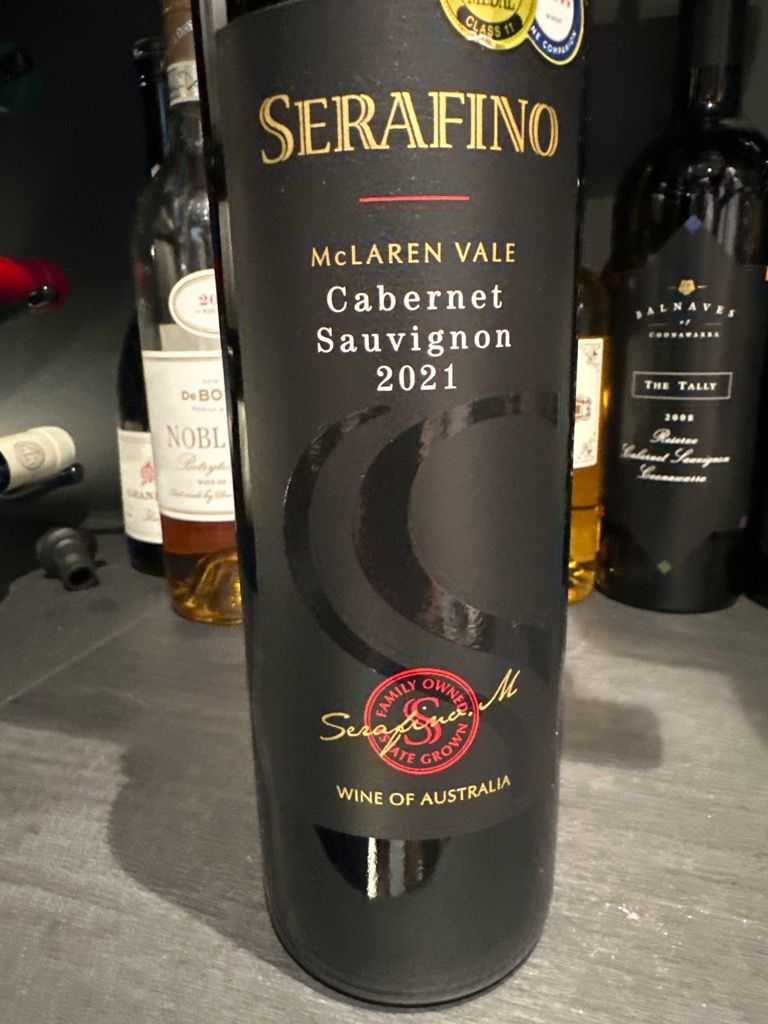 2021 Serafino Cabernet Sauvignon McLaren Vale, Australia, South ...