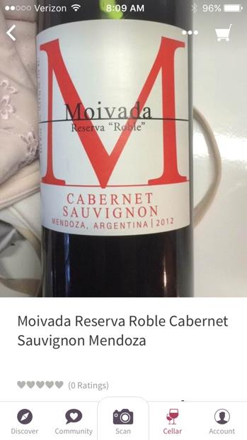 2022 Moivada Cabernet Sauvignon Reserve Roble, Argentina, Mendoza ...