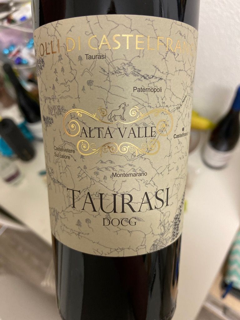 2018 Colli Di Castelfranci Taurasi Alta Valle, Italy, Campania, Taurasi ...
