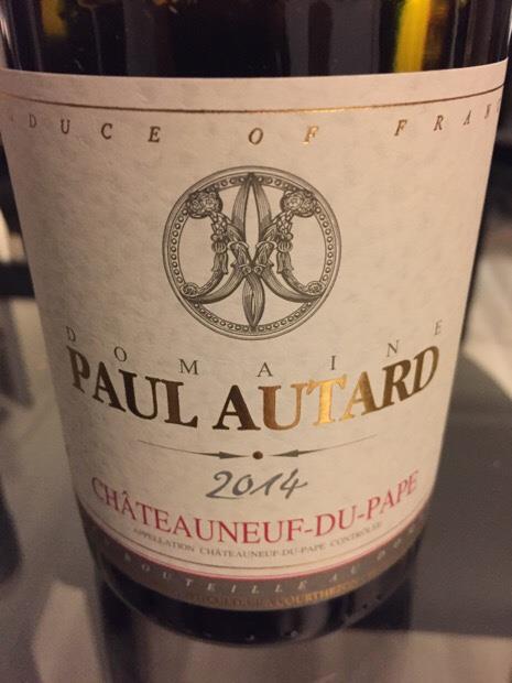 2013 Domaine Paul Autard Châteauneuf-du-Pape Blanc, France, Rhône ...