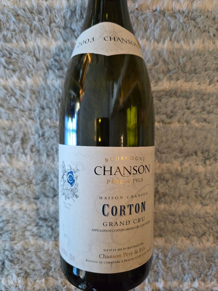 2003 Domaine Chanson Corton, France, Burgundy, Côte de Beaune, Corton ...