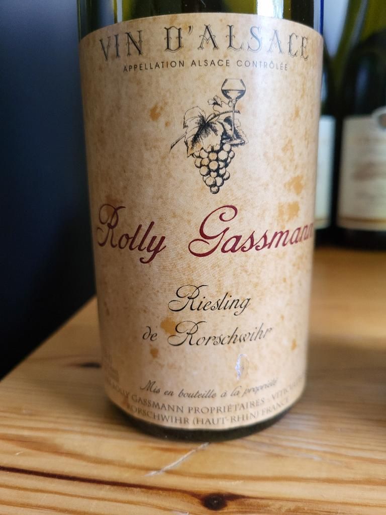 2021 Rolly Gassmann Riesling Rorschwihr Réserve Rolly Gassmann, France ...