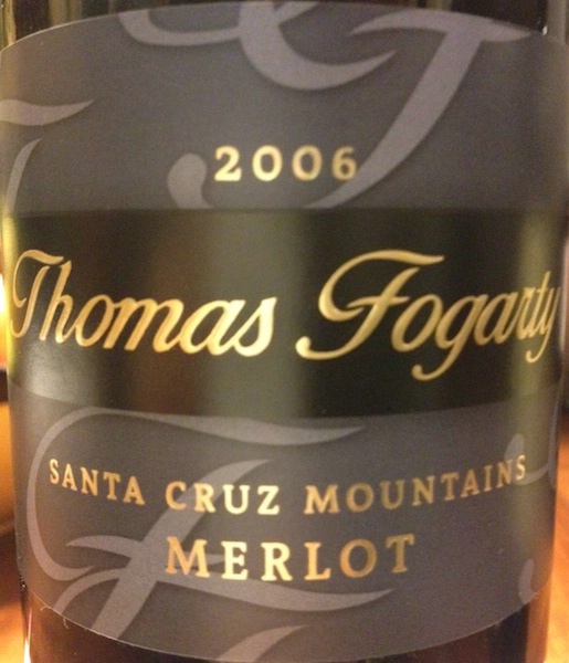 2007 Thomas Fogarty Merlot Santa Cruz Mountains, USA, California, Santa ...