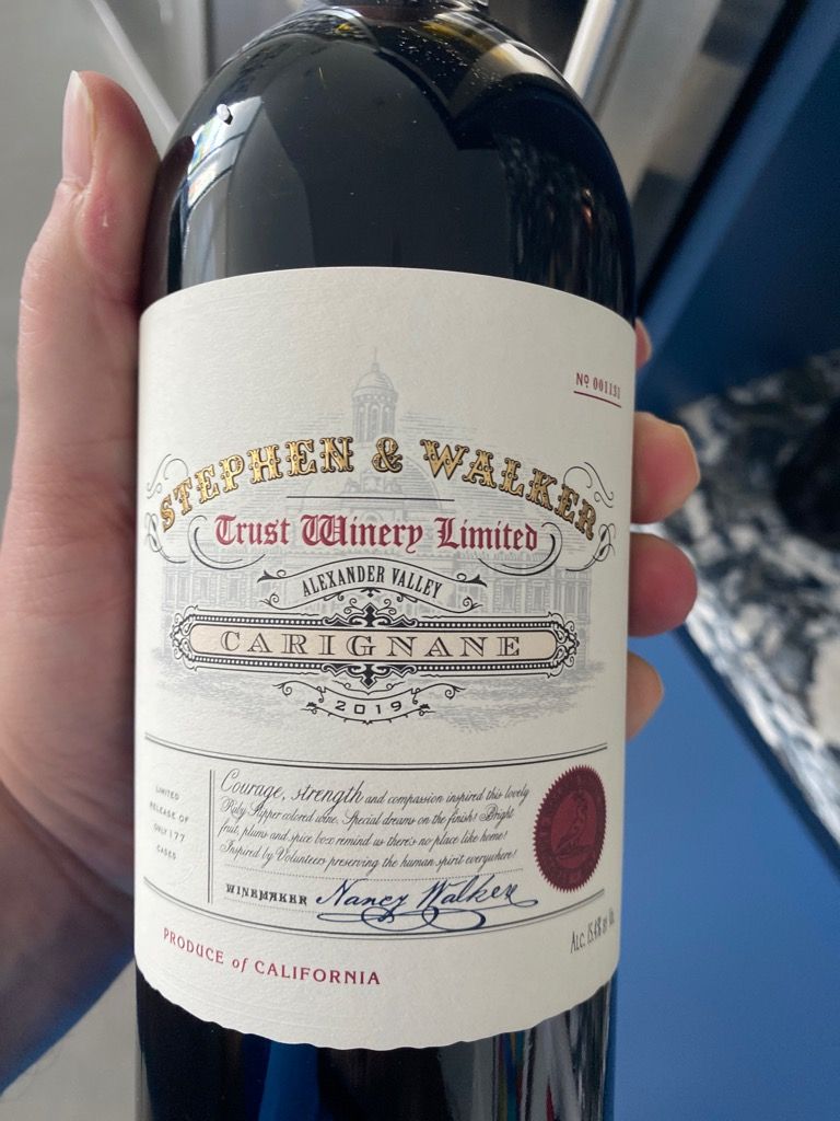 2019 Stephen & Walker Trust Winery Limited Carignane, USA, California ...