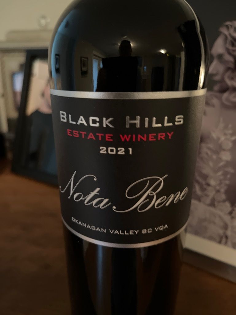 2021 Black Hills Estate Nota Bene, Canada, British Columbia, Okanagan ...