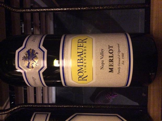 2014 Rombauer Vineyards Merlot Napa Valley, USA, California, Napa ...