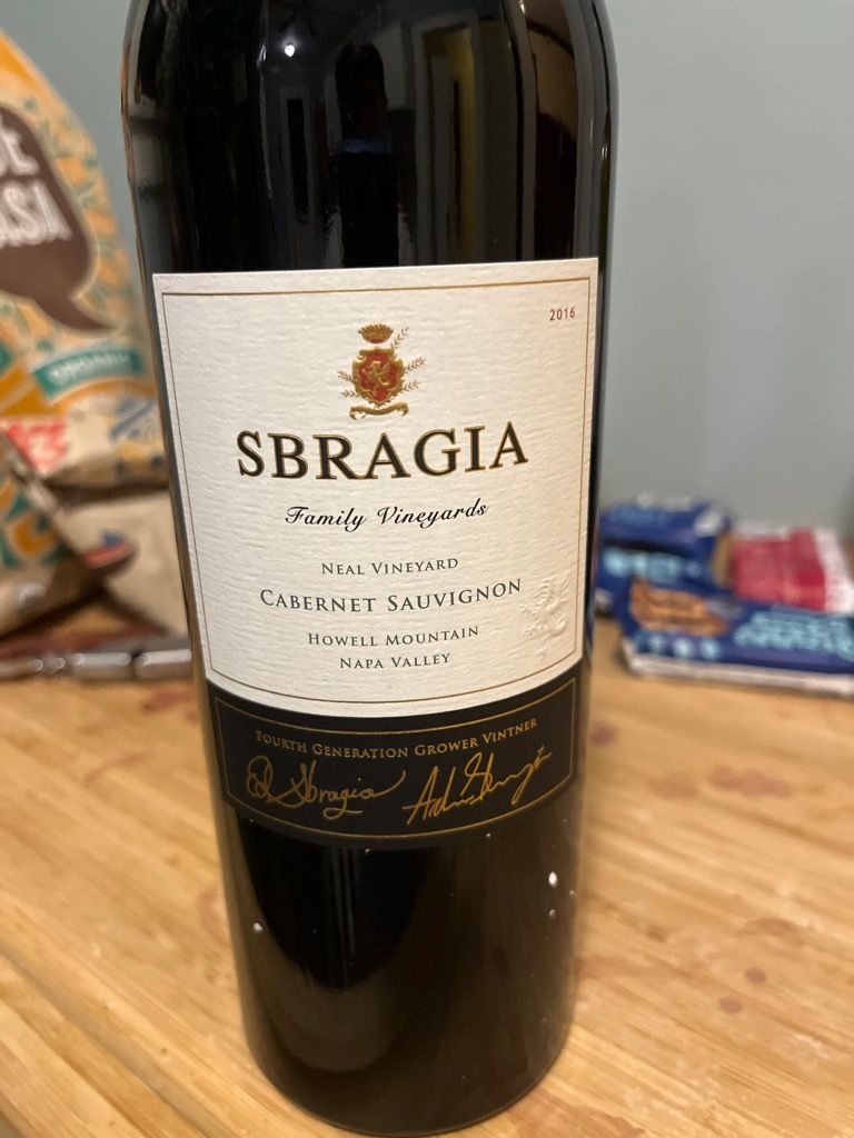 2016 Sbragia Family Cabernet Sauvignon Montagia, USA, California, Napa ...