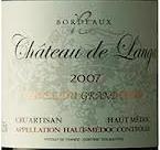 2009 Château de Lauga Cuvée du grand pere, France, Bordeaux, Médoc ...