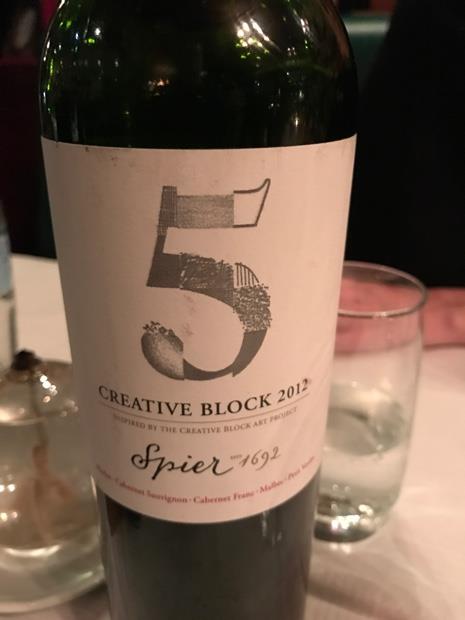 2012 Spier Creative Block 5, South Africa, Coastal Region - CellarTracker