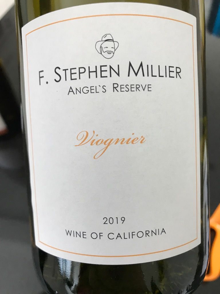 2021 F. Stephen Millier Viognier Angel's Reserve, USA, California ...