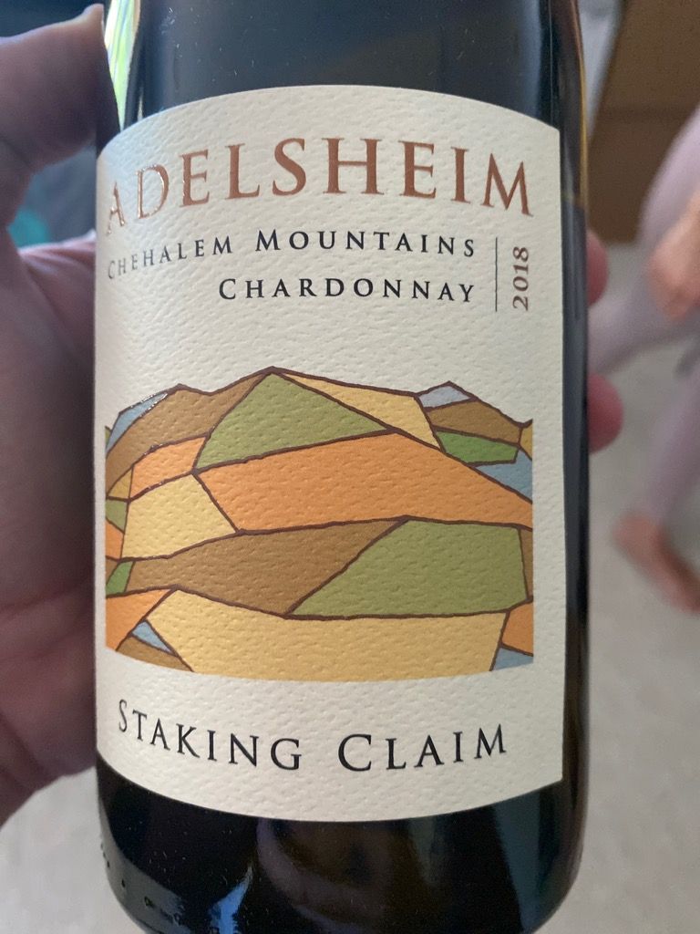 2018 Adelsheim Chardonnay Staking Claim, USA, Oregon, Willamette Valley ...