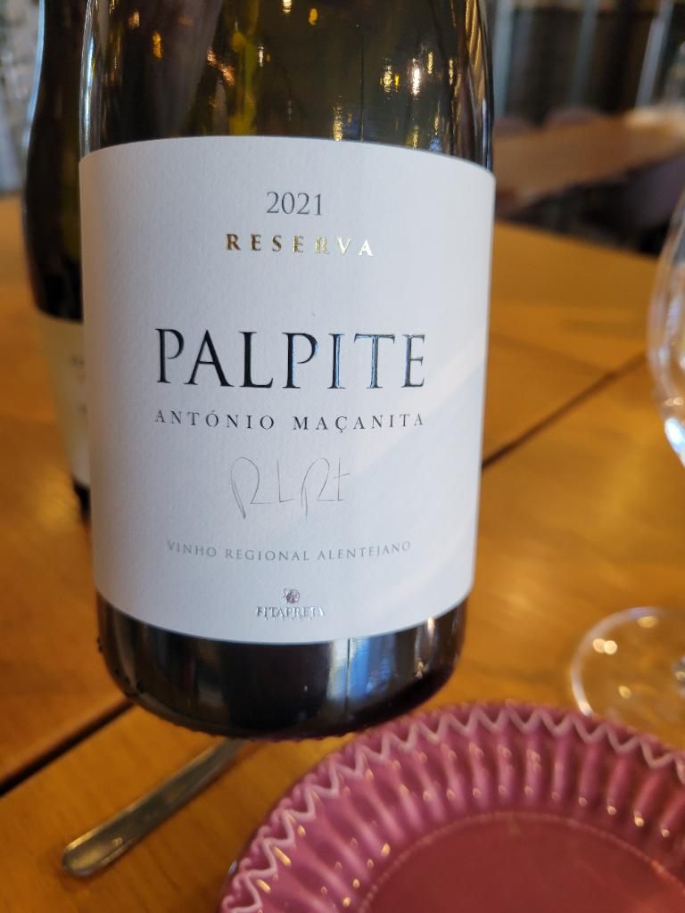 2021 FitaPreta Vinho Regional Alentejano Palpite Reserva Branco ...