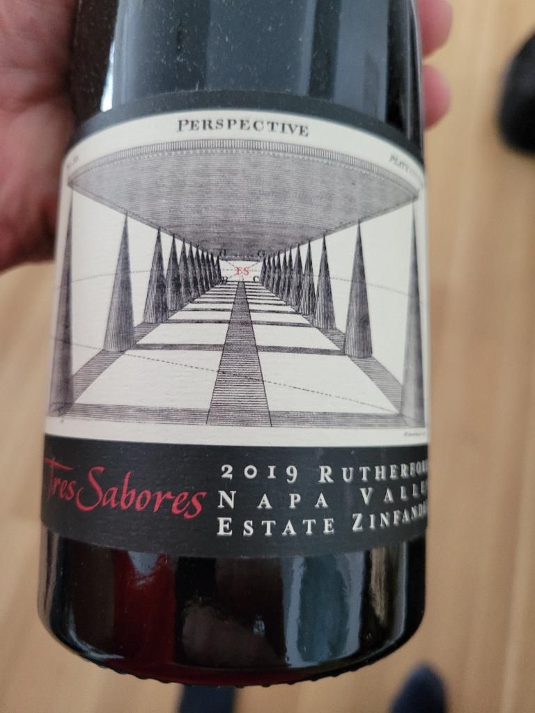2019 Tres Sabores Zinfandel Perspective, USA, California, Napa Valley ...