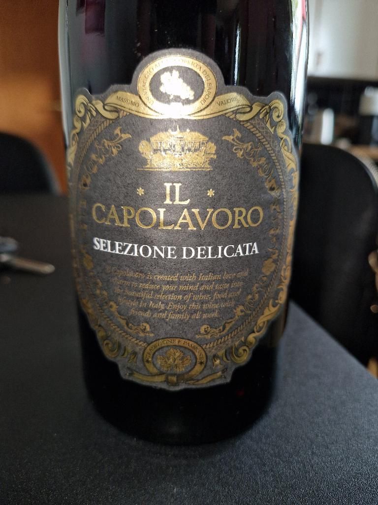 2021 Il Capolavoro Selezione Delicata, Italy - CellarTracker