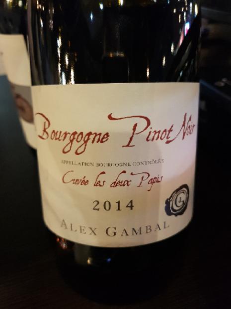 2014 Maison Alex Gambal Bourgogne Cuvée Les Deux Papis, France ...
