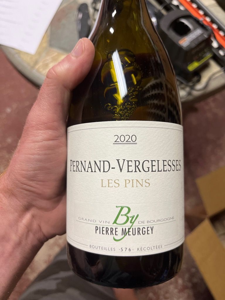2022 Pierre Meurgey Pernand-Vergelesses Blanc, France, Burgundy, Côte ...