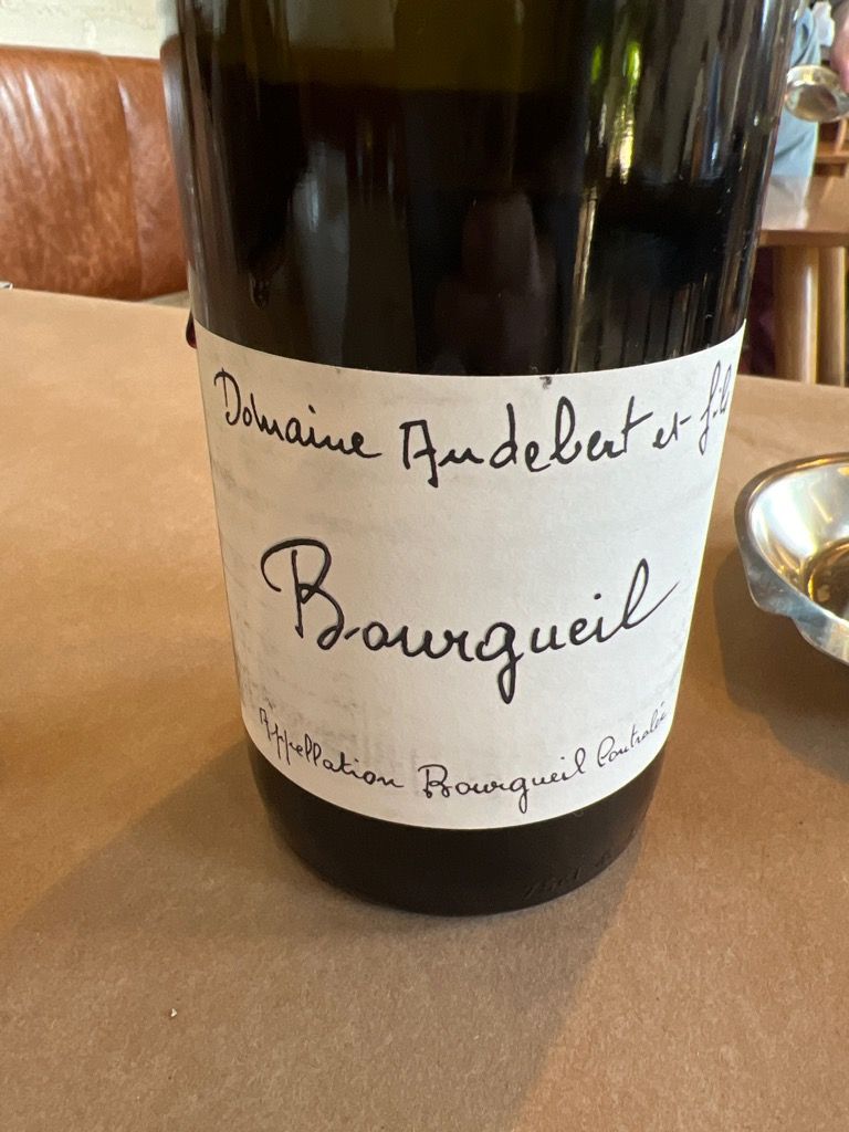 2015 Maison Audebert et Fils Bourgueil Les Marquises, France, Loire ...