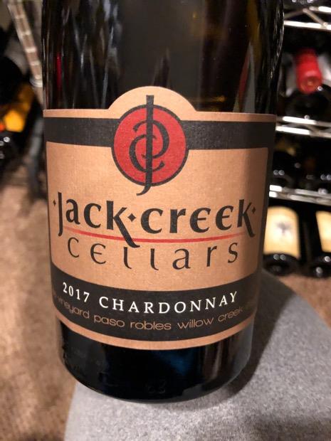 2017 Jack Creek Cellars Chardonnay Kruse Vineyards, USA, California ...