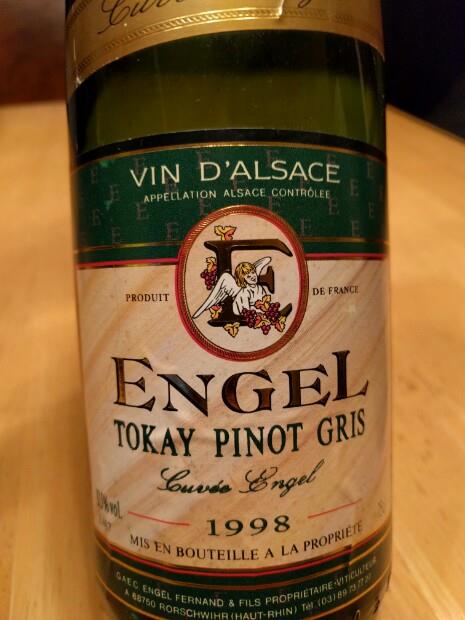 1996 Domaine Fernand Engel Tokay Pinot Gris, France, Alsace - CellarTracker