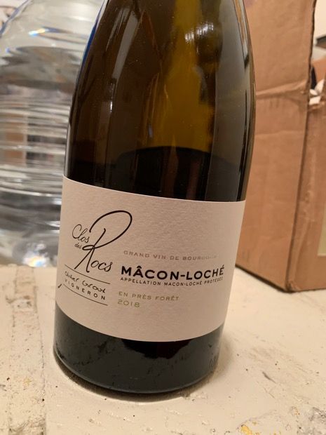 2018 Domaine Clos des Rocs Mâcon-Loche En Près Forêt, France, Burgundy ...