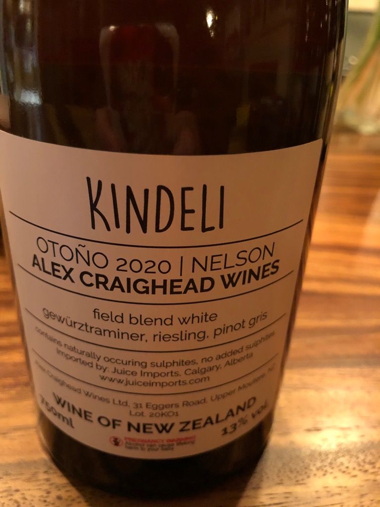 2021 Kindeli Otoño, New Zealand, South Island, Nelson - CellarTracker