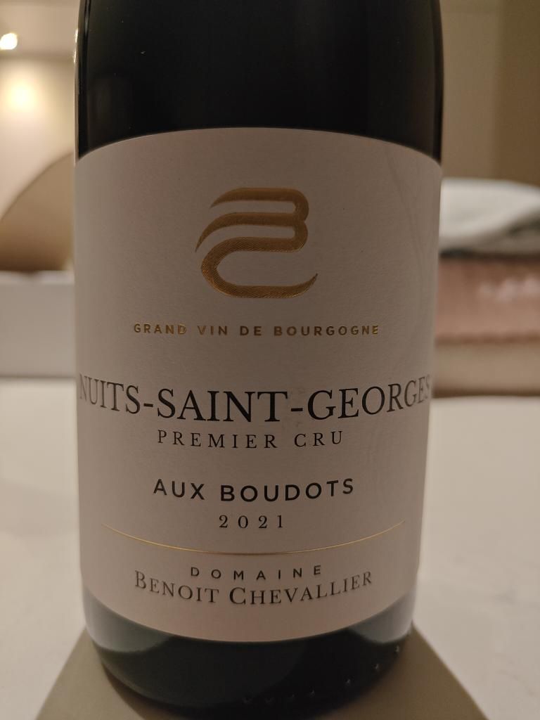 2021 Domaine Benoit Chevallier Nuits St. Georges 1er Cru Aux Boudots ...