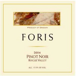 2005 Foris Pinot Noir, USA, Oregon, Southern Oregon, Rogue Valley ...