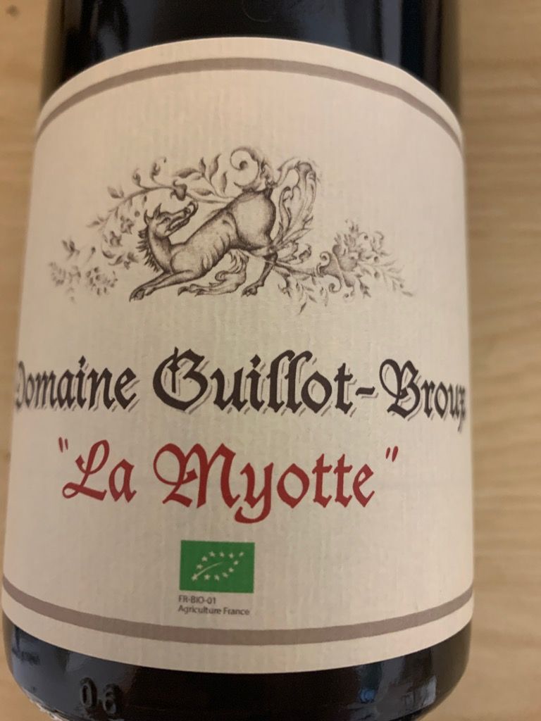 2018 Domaine Guillot-Broux Bourgogne La Myotte, France, Burgundy ...