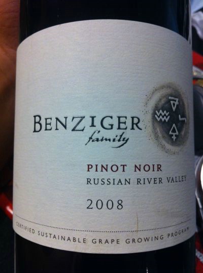 2009 Benziger Family Winery Pinot Noir, USA, California, Sonoma County ...