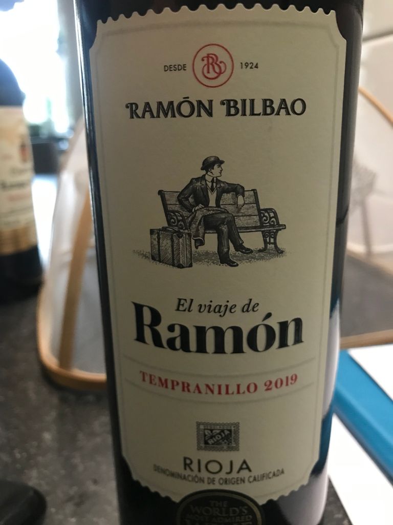 2021 Bodegas Ramon Bilbao Tempranillo Rioja El viaje de Ramón, Spain ...