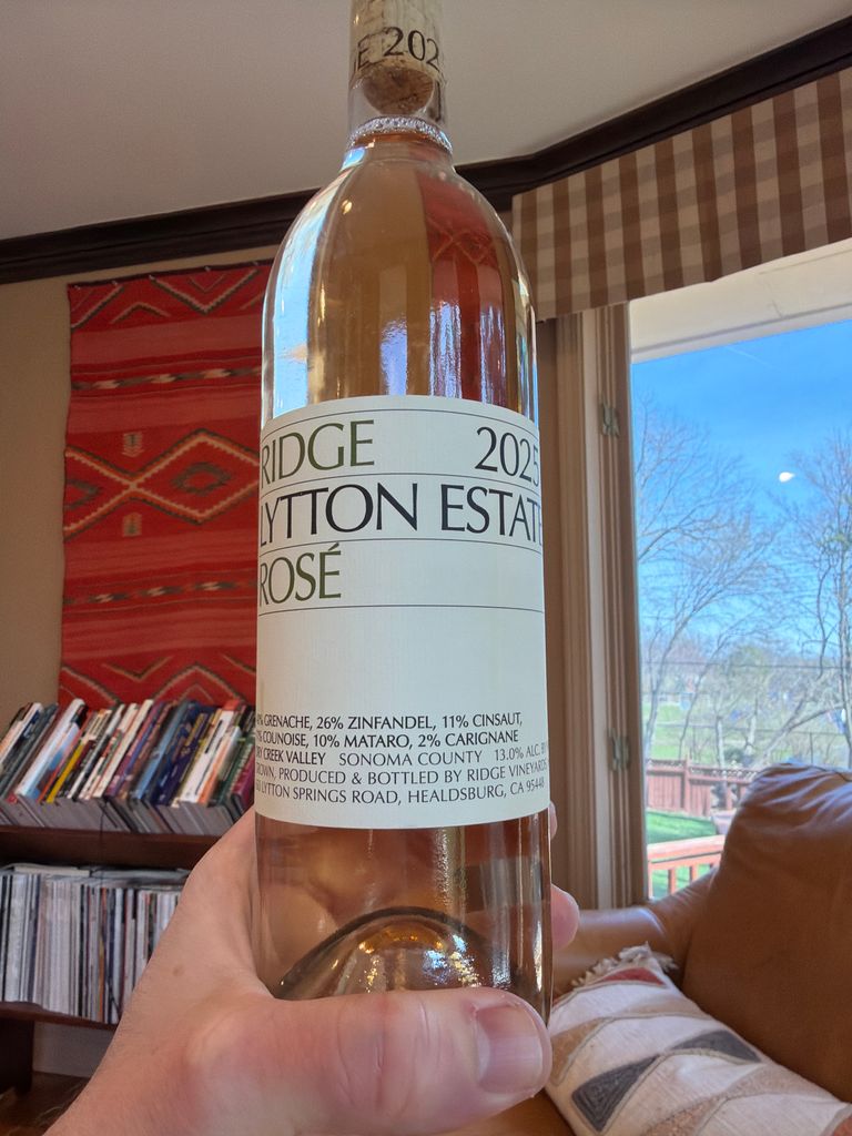 2025 Ridge Rosé Lytton Estate, USA, California, Sonoma County, Dry ...