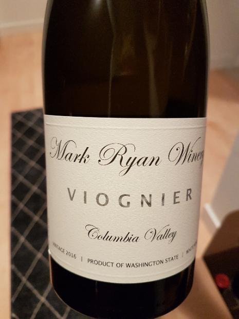 2016 Mark Ryan Viognier Columbia Valley, USA, Washington, Columbia ...