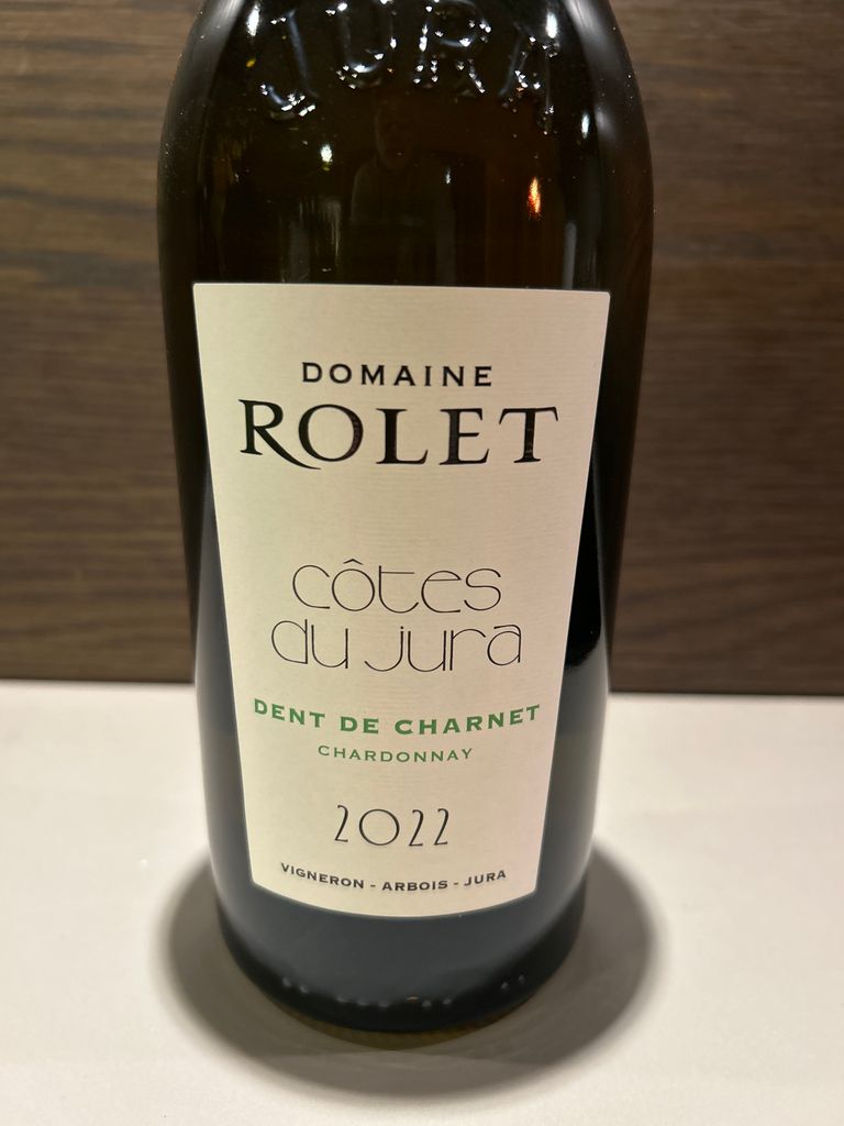 2022 Domaine Rolet Chardonnay Côtes du Jura La dent de Charnet, France ...