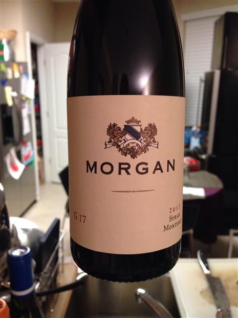 2022 Morgan Syrah G17 Monterey County, USA, California, Central Coast ...