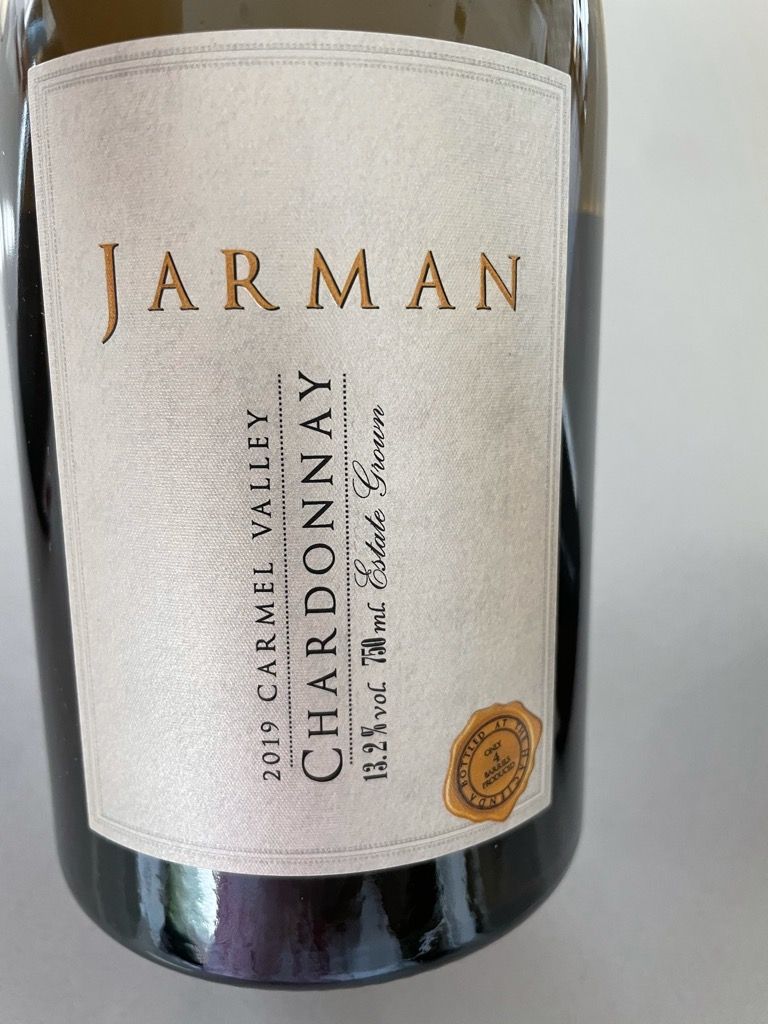 2021 Jarman Chardonnay, USA, California, Central Coast, Carmel Valley ...