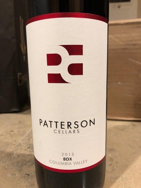 2015 Patterson Cellars BDX, USA, Washington, Columbia Valley ...