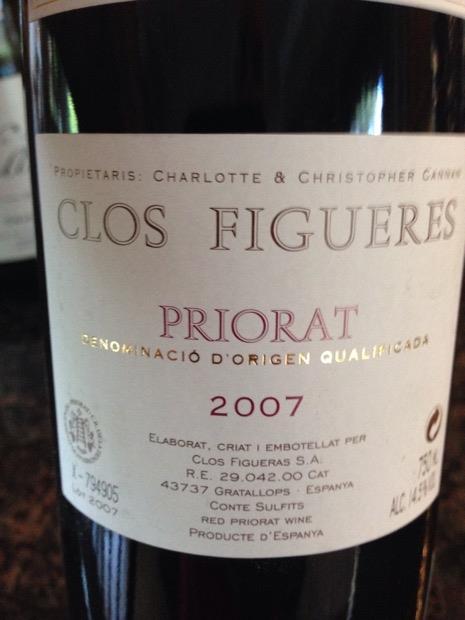 2007 Clos Figueras Priorat Clos Figueres, Spain, Catalunya, Priorat ...