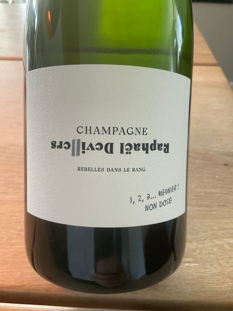 2024 Raphaël Devillers Champagne 1, 2, 3...Meunier Non Dosé, France ...