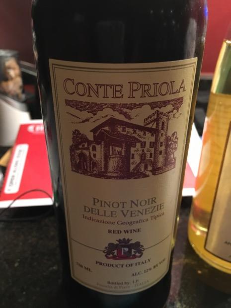 2013 Conte Priola Pinot Noir Delle Venezie, Italy, Delle Venezie ...