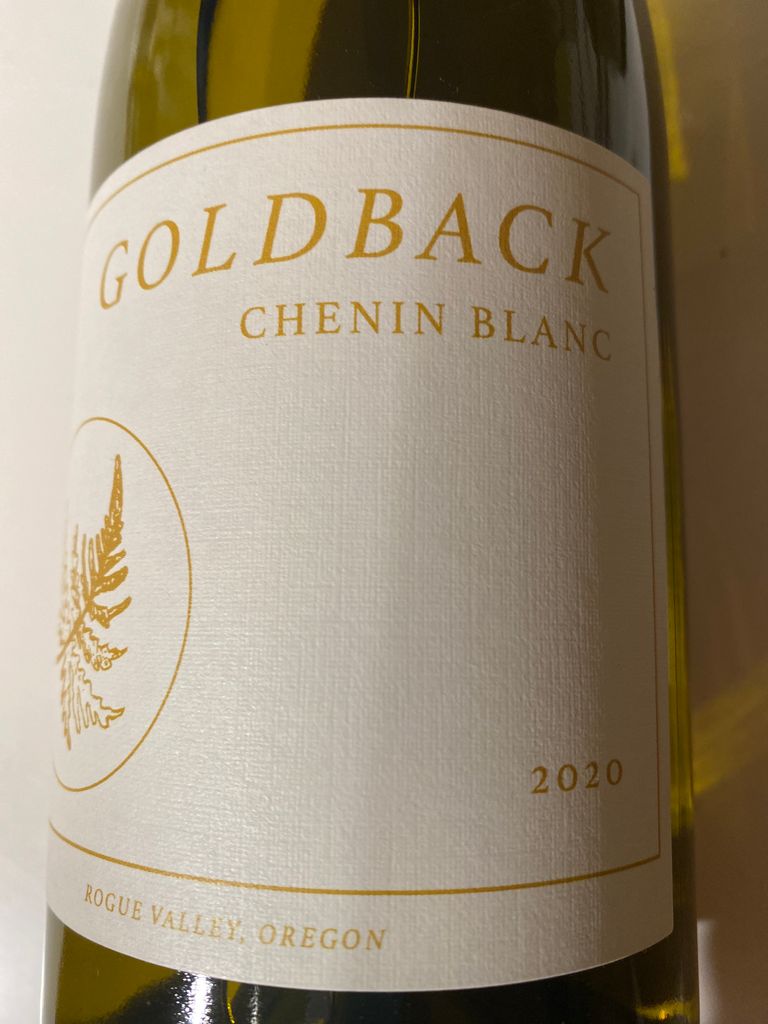 2022 Goldback Chenin Blanc, USA, Oregon, Southern Oregon, Rogue Valley ...