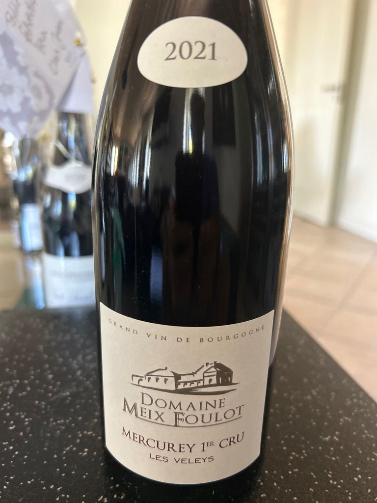 2023 Domaine du Meix-Foulot Mercurey 1er Cru Les Veleys, France ...
