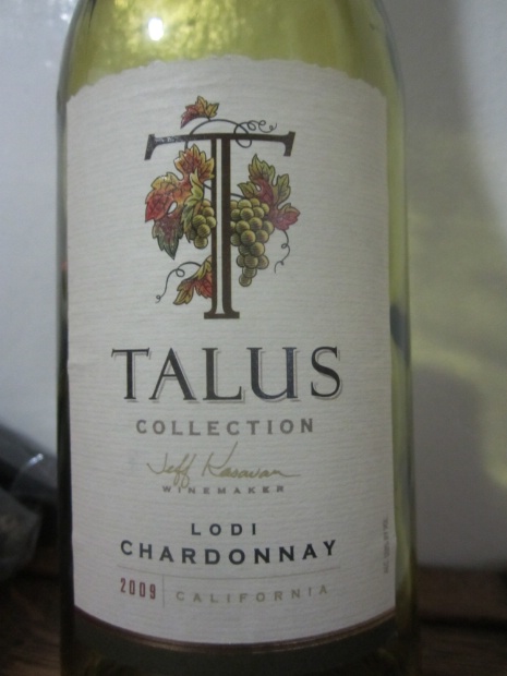 2009 Talus Chardonnay Collection, USA, California, Central Valley, Lodi ...