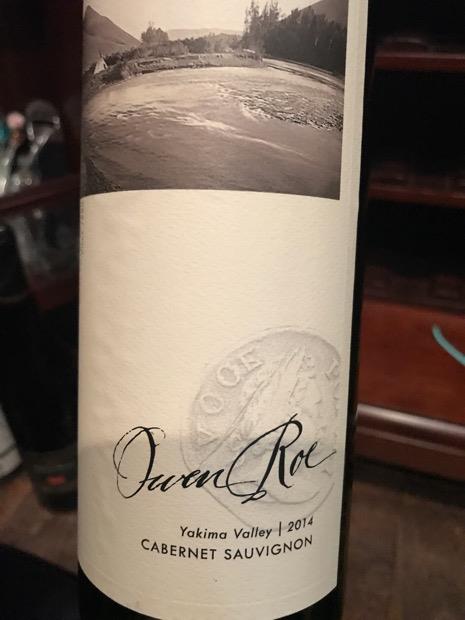 2014 Owen Roe Cabernet Sauvignon, USA, Washington, Columbia Valley ...